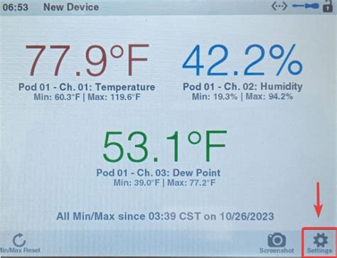 Export Data From The Touchscreen Data Logger For Dicksonone