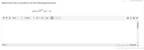 Solved Determine The Z Transform Of The Following Function Chegg