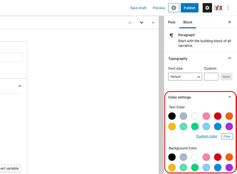 How To Custom Color Palette To Gutenberg Block In Wordpress Webomnizz