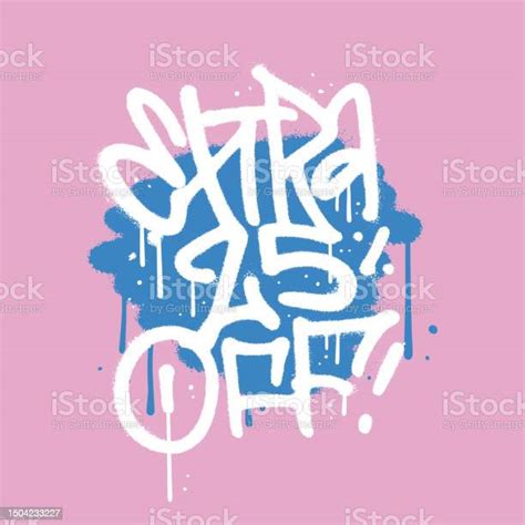 추가 25 할인 도시 그래피티 스타일의 질감 있는 비티지 레터링이 있는 판매 배너 추상적인 현대 거리 예술 타이포그래피 장식 벡터 거리 예술 질감 그림은 누출 방울이