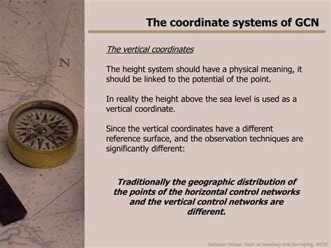 Ppt Geodetic Control Network Lecture 1 The Purpose Of Geodetic