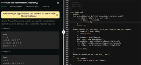 Bishal Das On Linkedin 🌳 Day 130 Construct Binary Tree From Inorder And Preorder Traversal