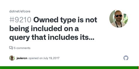 Owned Type Is Not Being Included On A Query That Includes Its Owner Type As A Navigation