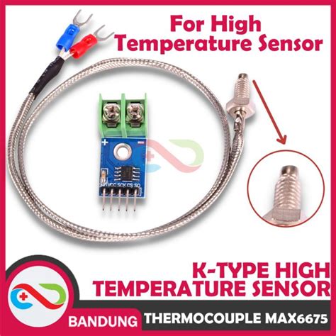 K Type K Thermocouple Max6675 Module High Temperature Sensor For Arduino Sensor Suhu Lazada