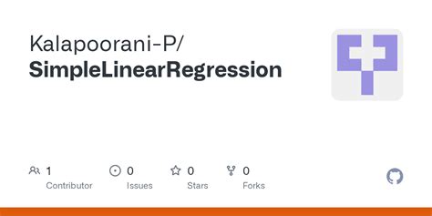 Github Kalapoorani Psimplelinearregression