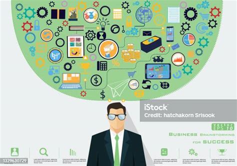 그림 Businessdesign 아이디어와 개념은 창의성을 생각합니다 성공을 위해 계획 생각 검색 분석 의사 소통 미래 지향적 인 아이디어 혁신 기술 현대 개념에 대한 스톡