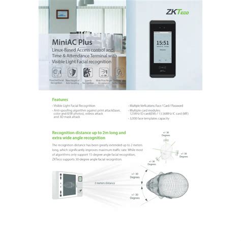 ZKTeco Visible Light Series MiniAC Face Recognition At In Jaipur