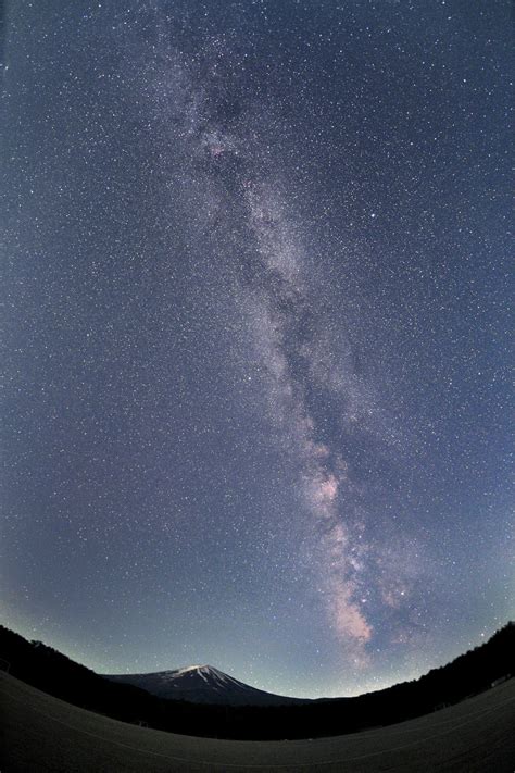 星景写真立ち昇る銀河 星三昧