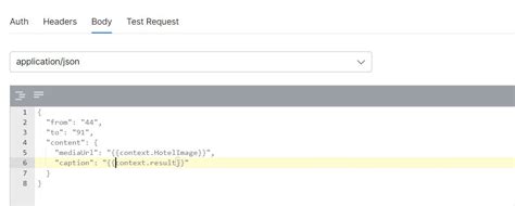 How To Append Context Data To Infobip Image Api Body Xo Platform Koreai Bot Developers
