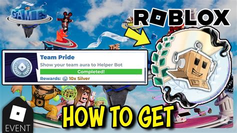 [event] How To Get Team Pride Quest And Badge In The Games Hub Roblox Youtube