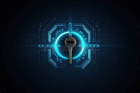 Cyber Security And Data Protection Concept Generative Ai Stock Illustration Illustration Of