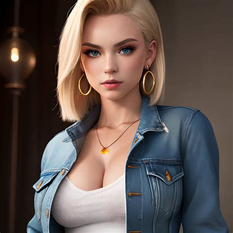 Android 18 By Darknessai On Deviantart