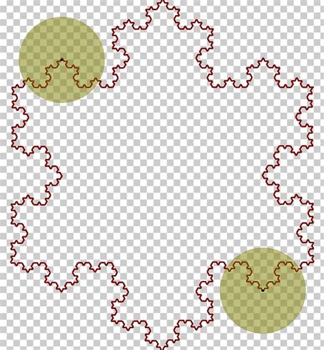 Koch Snowflake Curve Fractal Parametric Equation Png Clipart Circle