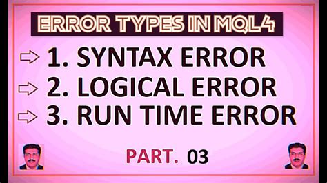 Coding Errors In Mql4 Runtime Error In Editor How To Remove