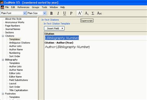 Format Cite Number Is Document EndNote General Discourse