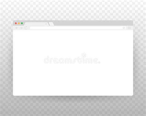 Browser Window Vector Illustration Browser Or Web Browser In Flat