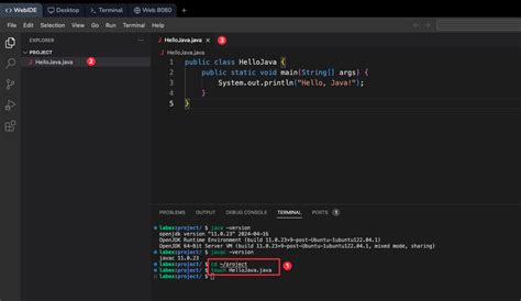 Anleitung Für Anfänger In Der Java Programmierung Ihr Erstes Java Lab Labex