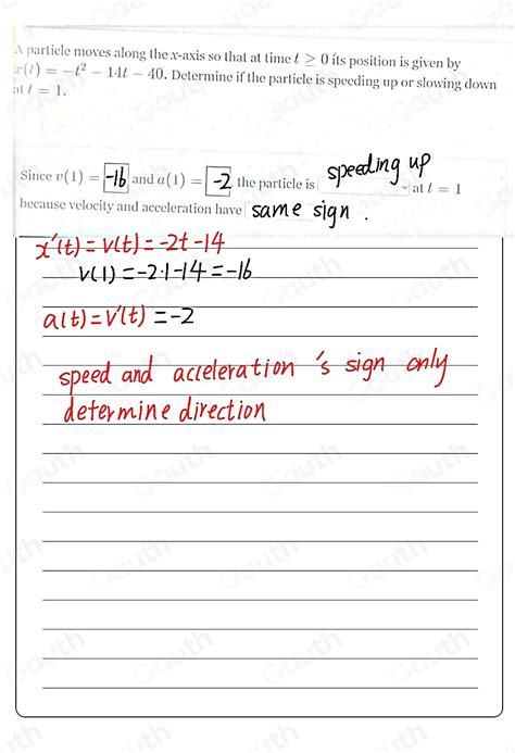 Solved A Particle Moves Along The X Axis So That At Time T≥ 0 Its Position Is Given By X T T