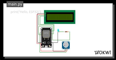 ใบงานที่ 10 ข้อที่ 1 Wokwi Esp32 Stm32 Arduino Simulator