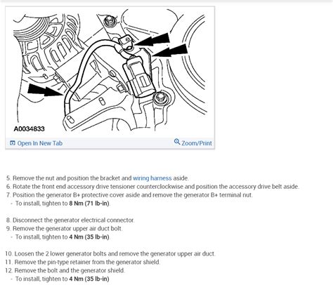 Alternator Replacement Up Through The Top Tie Rod Replacement