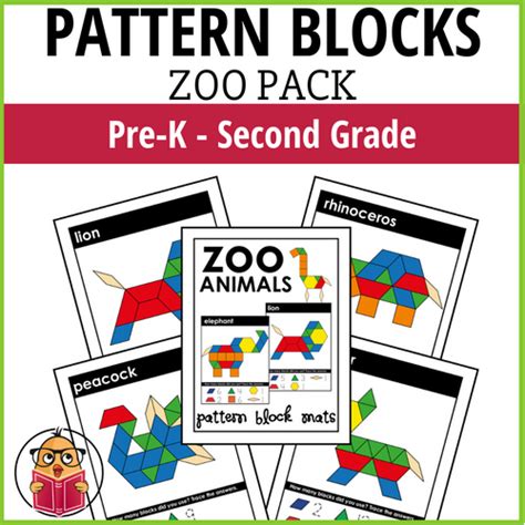 Pattern Block Activities Zoo Animals