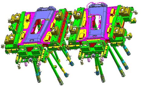 汽车b柱注塑模具