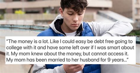 Teen Refuses To Let Inheritance Be Used For Step And Half Siblings Im Not Going To College