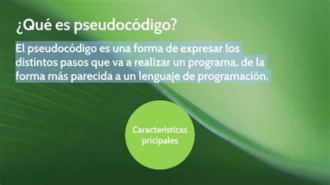 Qué es pseudocódigo by Jaycob Santos on Prezi