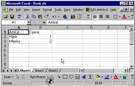 Excel Format Cell Uređenje ćelije Okvir Border