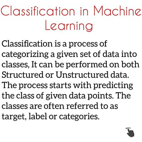 Classification In Machine Learning Machine Learning Deep Learning Data Science