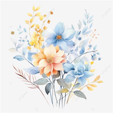 꽃과 나뭇잎 수채화 Ai 생성 꽃 장미 공장 Png 일러스트 및 이미지 에 대한 무료 다운로드 Pngtree