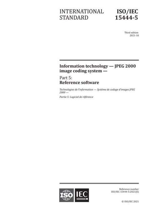 ISO IEC Information Technology JPEG Image Coding System Part Reference