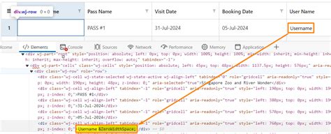 zerowidthspace found in user name when inspecting html outsystems サポート