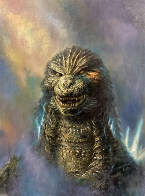 Bob Eggleton Godzilla Godzilla Series Godzilla Minus One Toho Highres Burn Mark