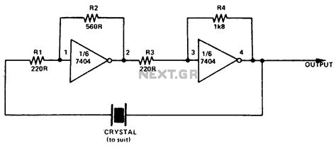 Crystal Oscillator Circuit Oscillator Circuits Nextgr