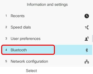 Configure A Bluetooth Device On A Cisco IP Phone 8800 Series Multiplatform Phone Cisco