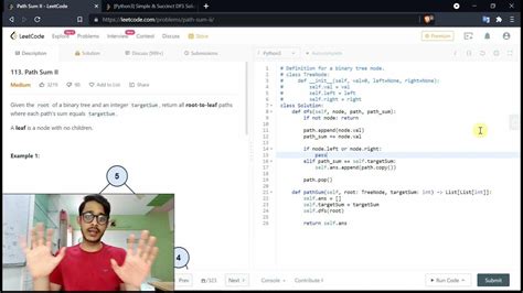 Path Sum Ii Simple Solution Explained Youtube