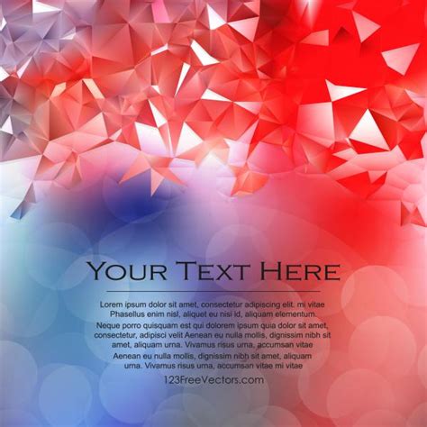 Abstract Polygonal Triangular Background Design