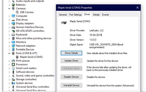 STM32 Usb Driver Not Recognised Win10 Issue 697