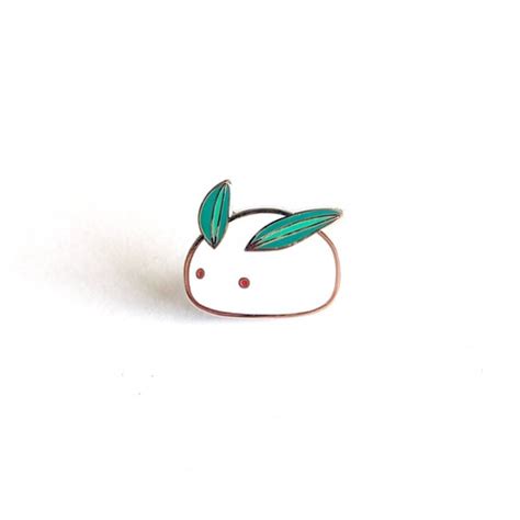 Snow Bunny Pin Etsy