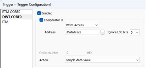 Architecture Specific Notes Arm Cortex How To Guides Configure Cortex M Dwt Data Comparator