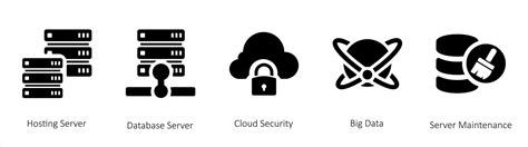 Premium Vector Hosting Server And Database Server