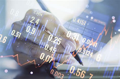 배경 외환 및 투자 개념에 노트북에 손으로 쓰기와 추상 창조적 인 금융 그래프 다중 노출 거래자에 대한 스톡 사진 및 기타 이미지 Istock