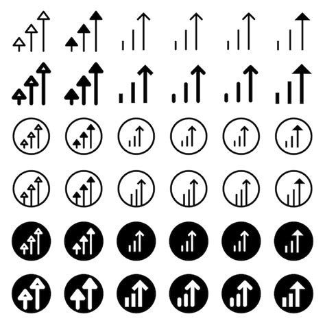 Premium Vector Arrow Icon Related To Chart And Graph