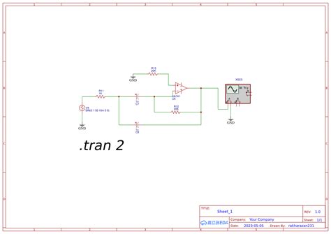 mod9 filter aktif pada op amp easyeda open source hardware lab
