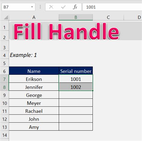 How To Fill 1 2 3 In Excel Wiring Work