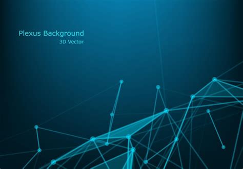 Premium Vector Abstract Connecting Dots And Lines Connection Science