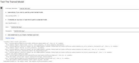 Modulenotfounderror No Module Named Ldmmodulesdiffusionmodules