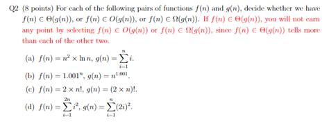 Solved Q Points For Cach Of The Following Pairs Of Chegg