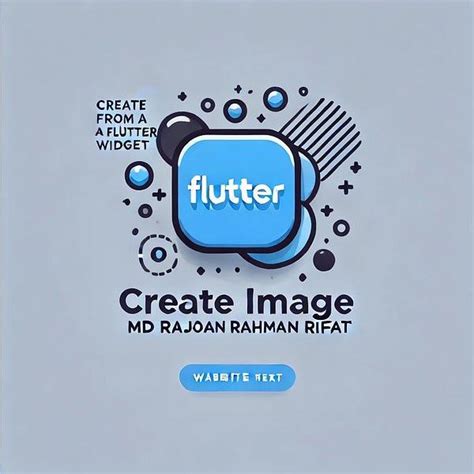 Md Rajoan Rahman Rifat On Linkedin Convert Any Flutter Widget To An Image
